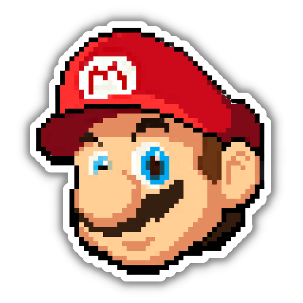 Mario Pixels | Gaming Stickers – Collectors Edition