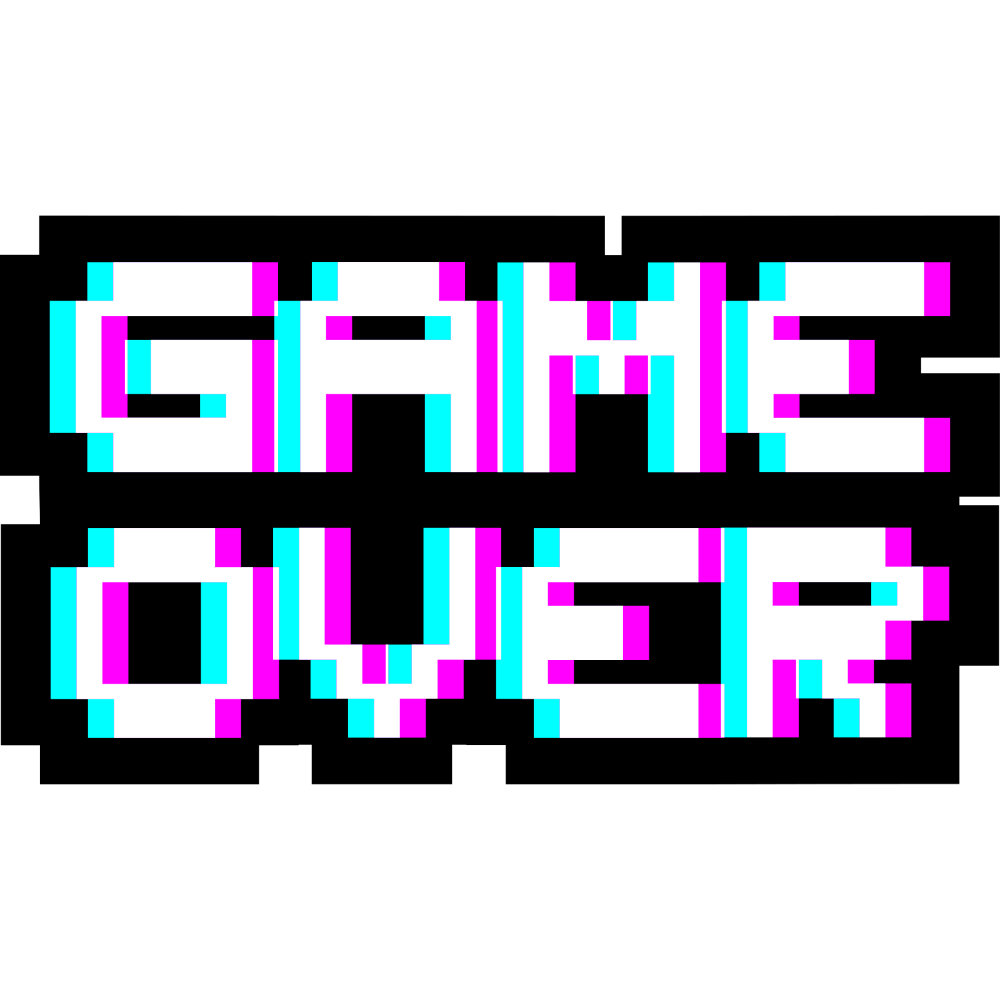 Game Over | Gaming Stickers – Collectors Edition