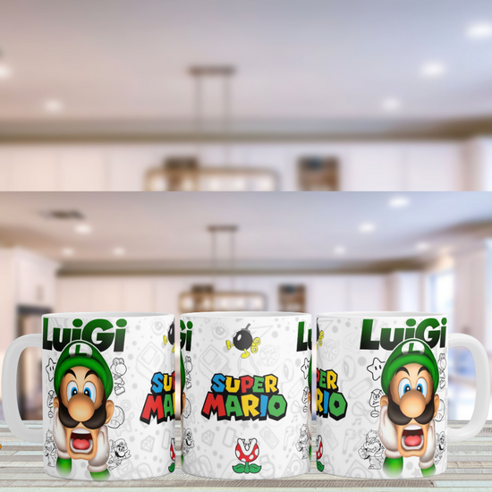 Super Mario Luigi | Gaming Coffee Mugs – Collectors Edition