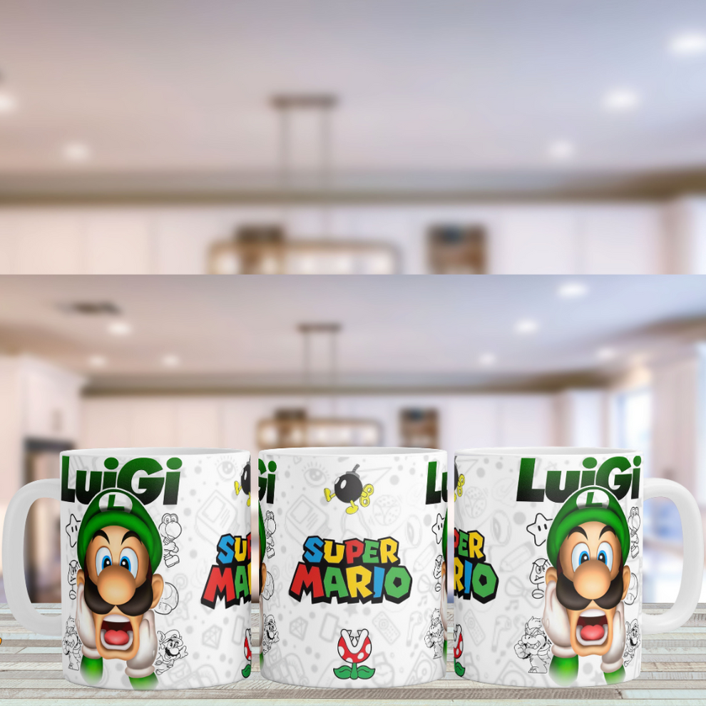 Super Mario Luigi | Gaming Coffee Mugs – Collectors Edition